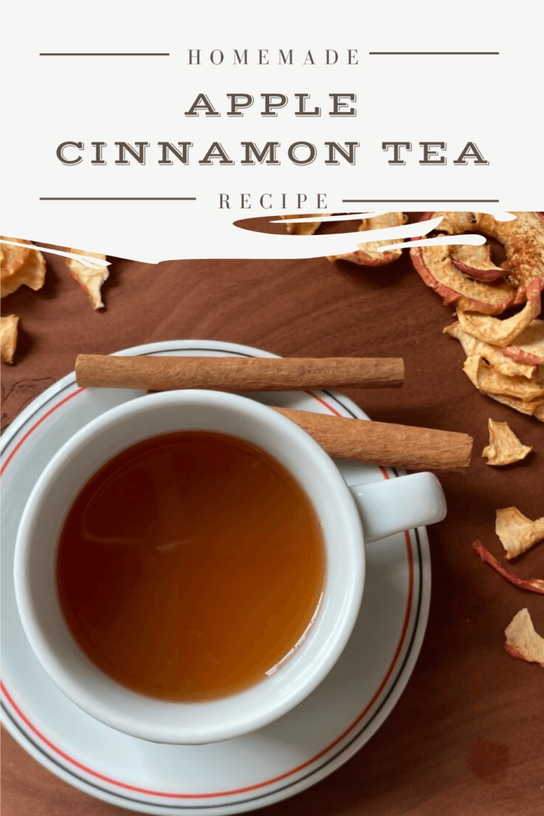 Homemade Spiced Apple Cinnamon Tea (Easy Recipe!) - A Productive Household
