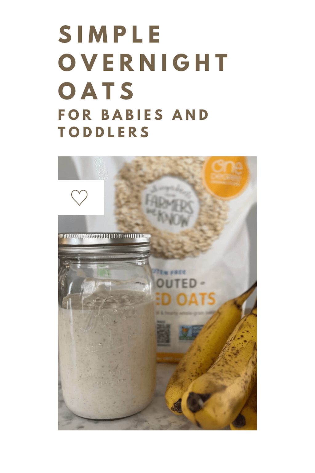 Simple Overnight Oats for Babies and Kids - A Productive Household