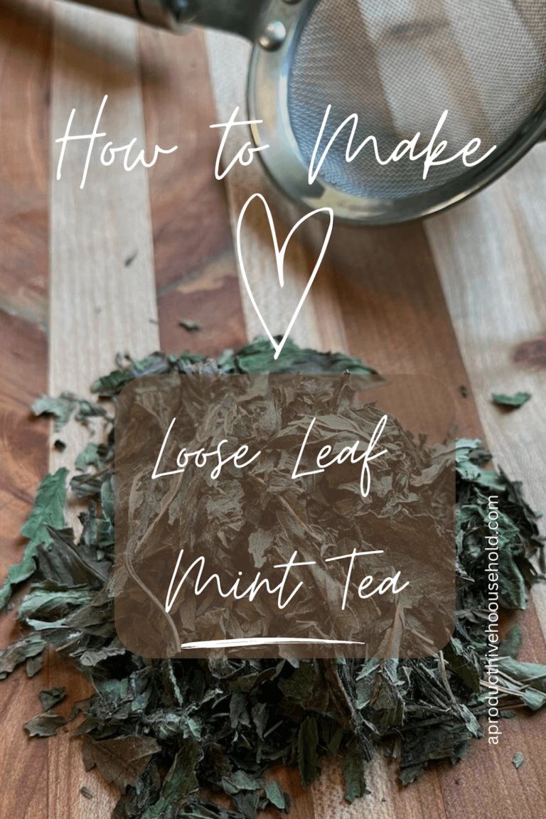 Dried Mint Tea Recipe - How to Make Tea from Loose Mint Leaves - A ...