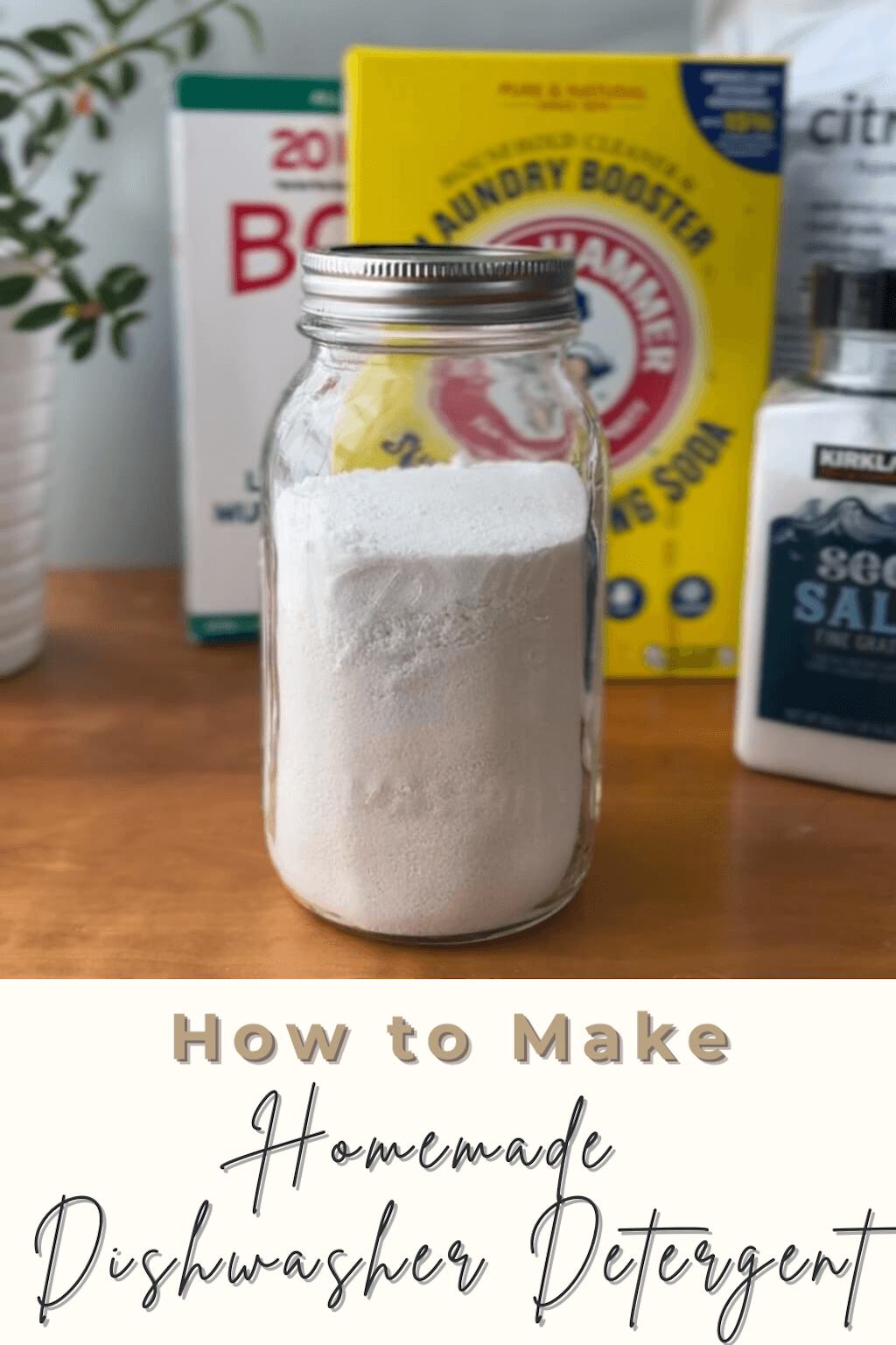 Sparkling Dishes Easy Homemade Detergent